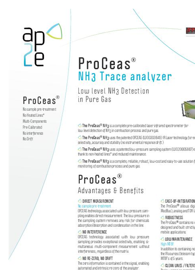 ProCeas - Low Pressure Sampling Extremely High Resolution Laser General ...