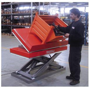 Ergo-Lift - 1E - T - Lift Tables - Tilting Platform Lift ...