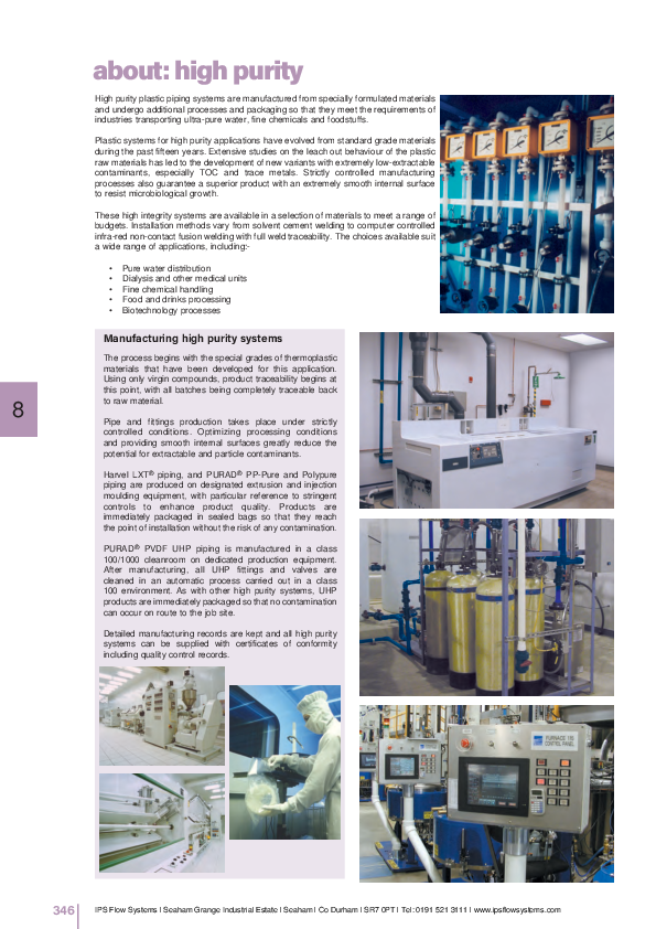 IPS - Polyvinylidene Fluoride (PVDF) Piping System - Brochure