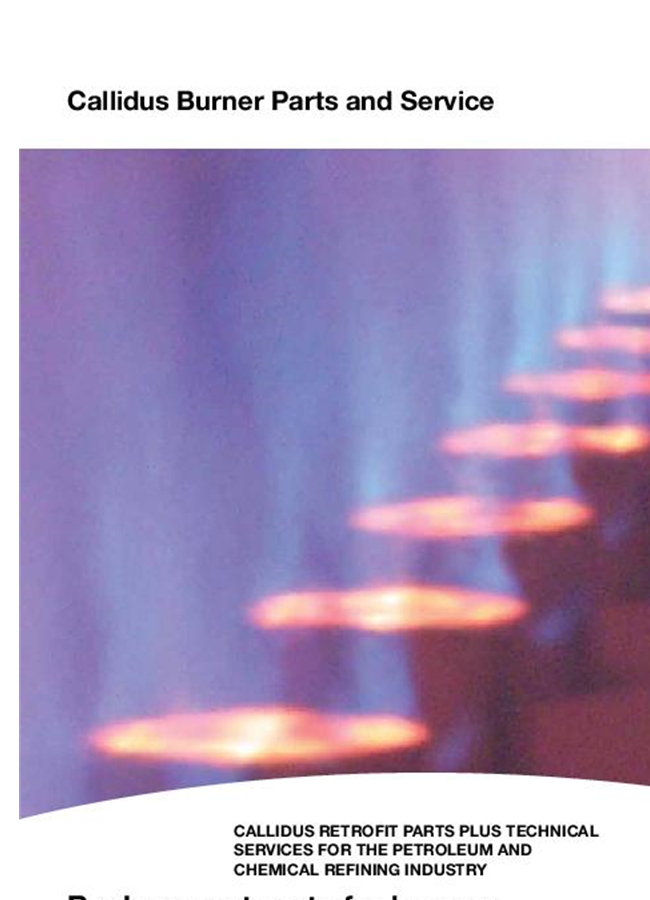 Callidus Burner Parts Brochure