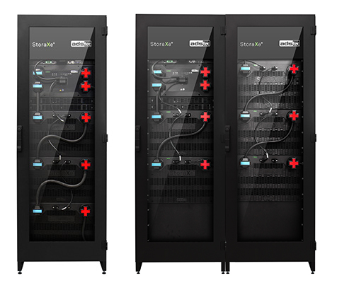 StoraXe SRS2028 / 2047 Lithium Ion Battery Storage Rack Systems