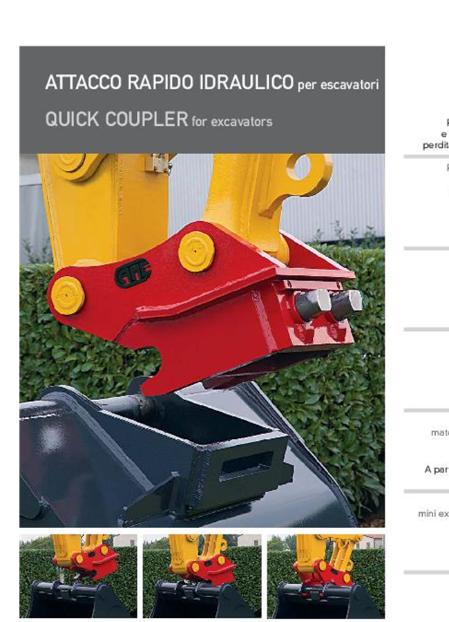 Came - Model CAME S - Reversible Quick Coupler - Brochure