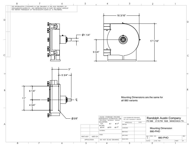 Randolph - Model 800 Series - Peristaltic Fluid Pump - Technical Brochure