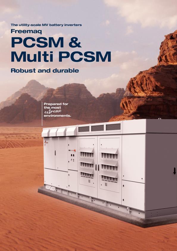 Freemaq PCSM & Multi PCSM Utility-Scale Battery Inverter Datasheet