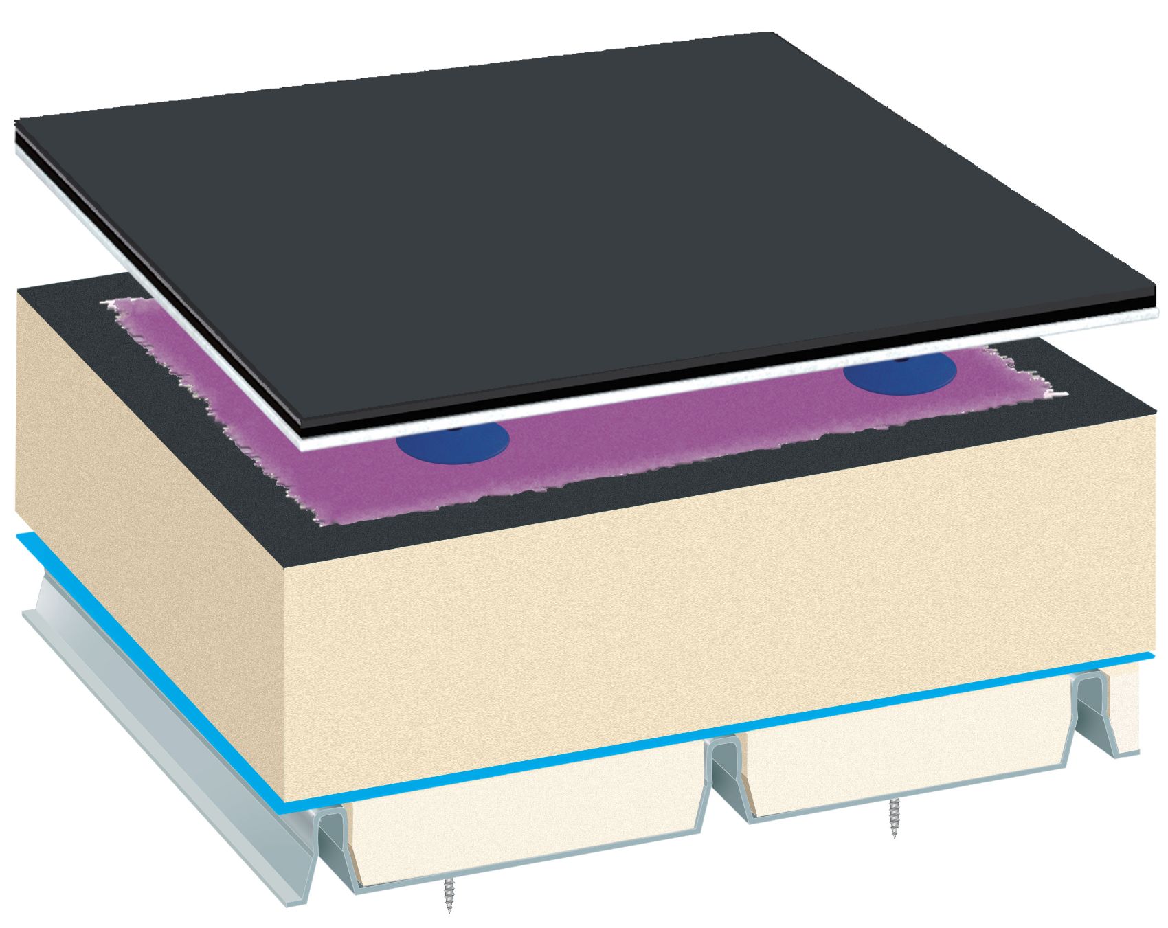 Bauder Profiled PIR Infill Overlay System