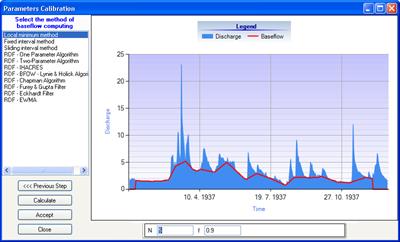 Hydro Hydro BFI+ Baseflow Separation Software