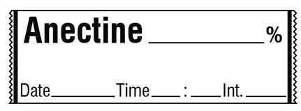 Shamrock SA-1-DTI Anesthesia Drug Labels For Syringe Identification ...