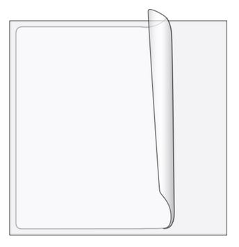 Shamrock ME-22 Clear Mylar Overlay Labels