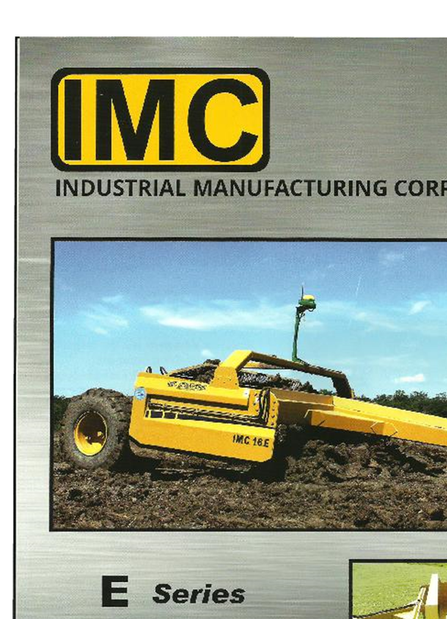 IMC - Model E Series - Scissor Ejection Finishing Scrapers - Brochure