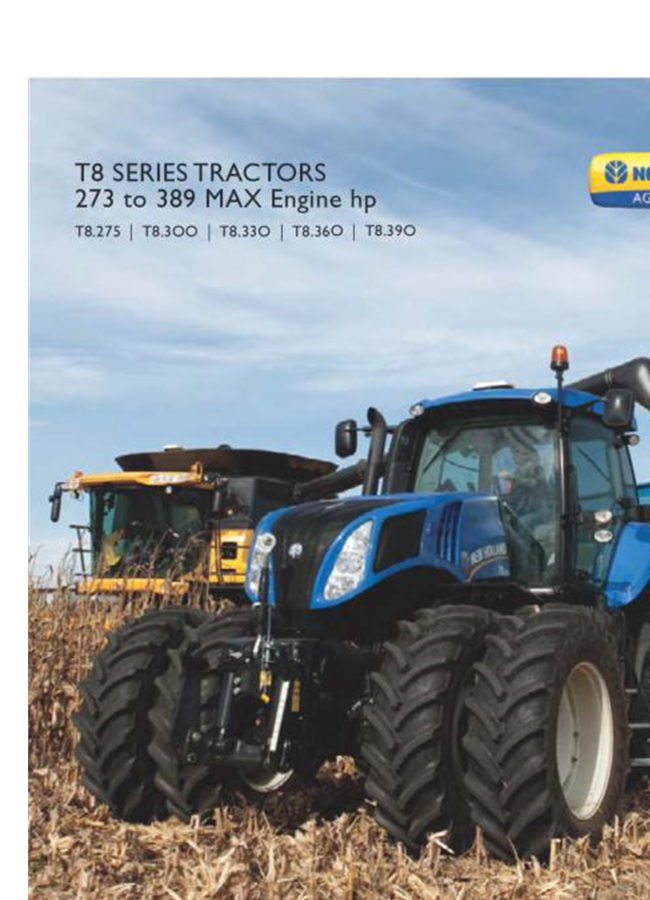 New Holland - Model T7 LWB - Tractor - Brochure