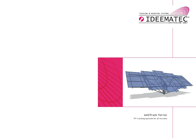 Ideematec - Model L:TEC 2P - Utility-Scale Solar Tracker - Brochure
