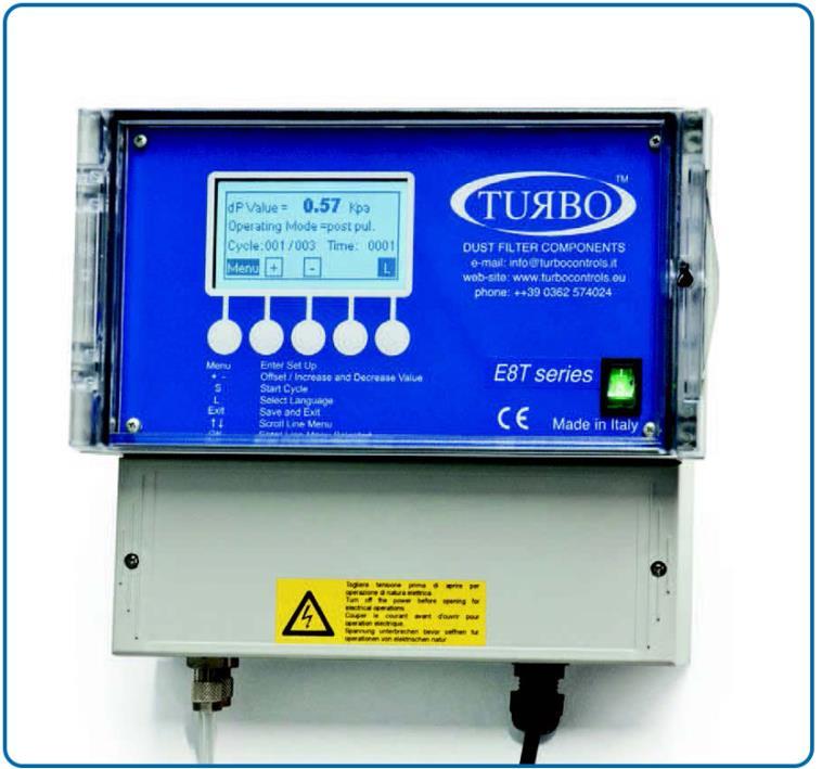 Turbo E8T Series (1-16 Outputs) Pneumatic Cleaning Economiser