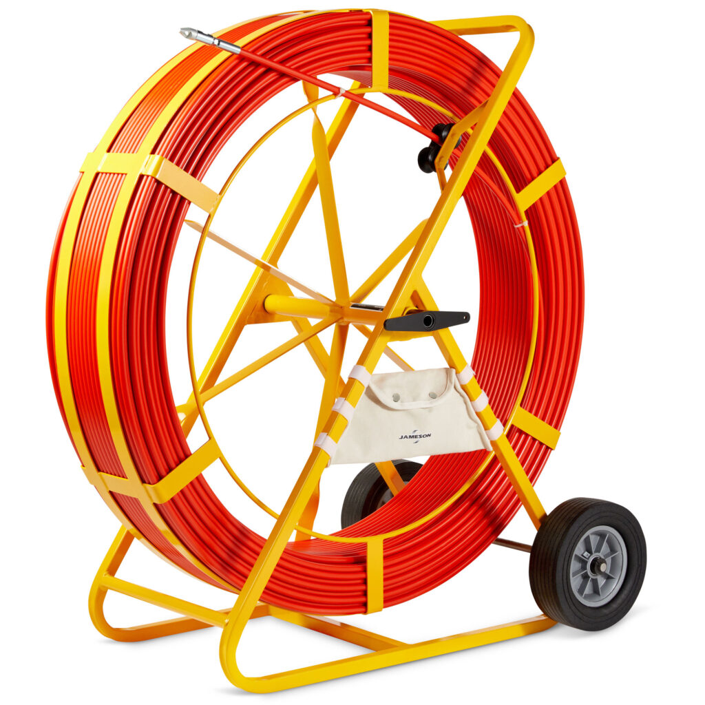 Jameson Mega Buddy 11-38-1500M Duct Conduit Rodder, 1/2 in. x 1500 ft.