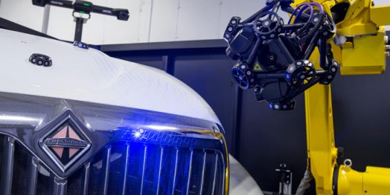 Metrascan 3d R Black Elite Robot Mounted Optical Cmm Scanners For