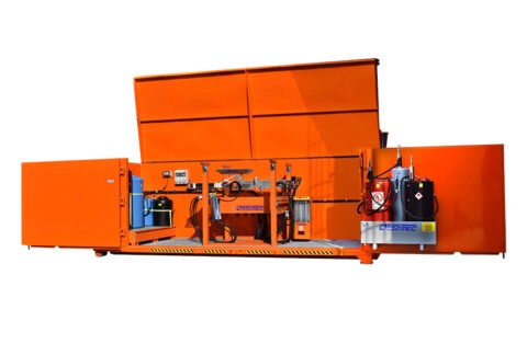 Iris-Mec ISC Mobile Drainage System With Container
