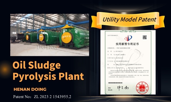 DOING Oil Sludge Pyrolysis Plant for sale