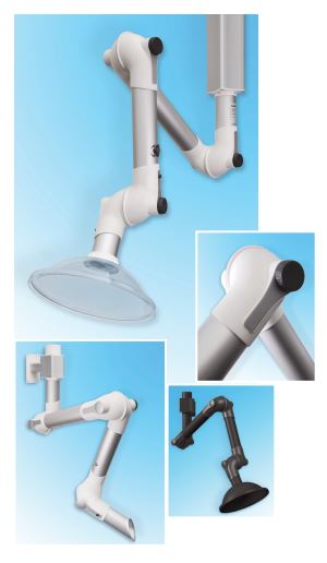 Lev-Co 01-041 Lab & Benchtop Local Extractor With Friction Joints