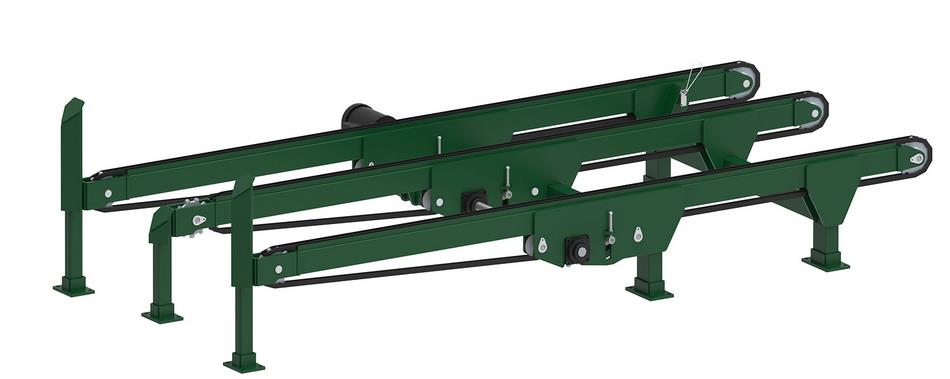 Sweed Dryer Infeed and Outfeed Storage Chains