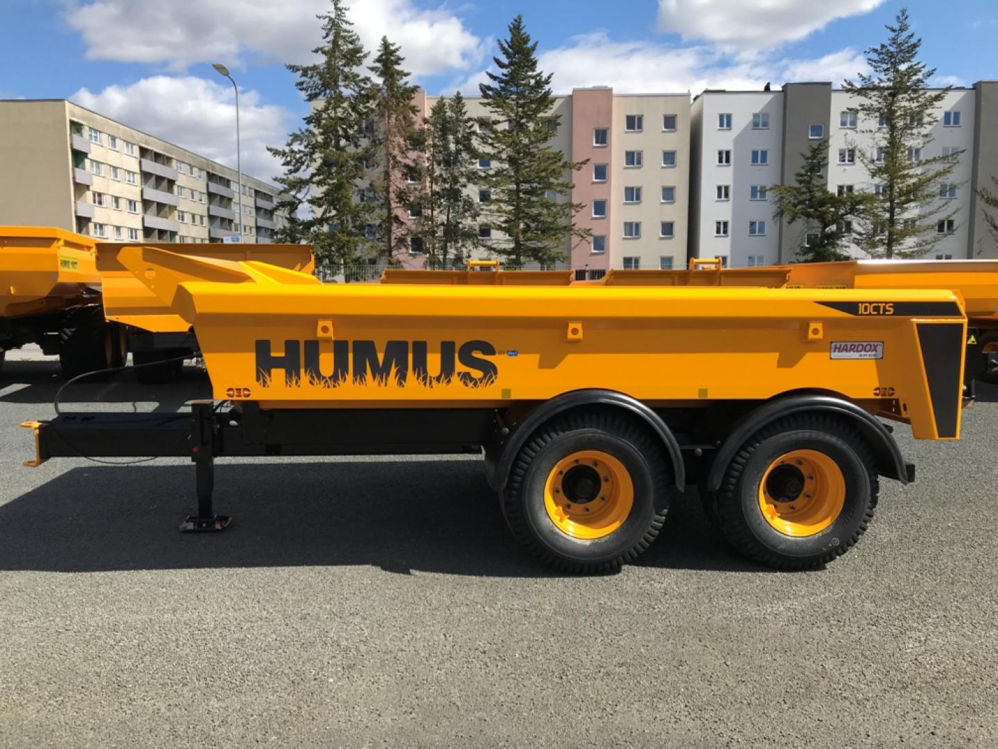 Humus 10CTS Wheeled Excavator Trailer for Construction Projects