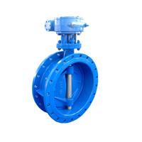 Yuda DN200-500 Bidirectional Flange Triple Offset Butterfly Valve