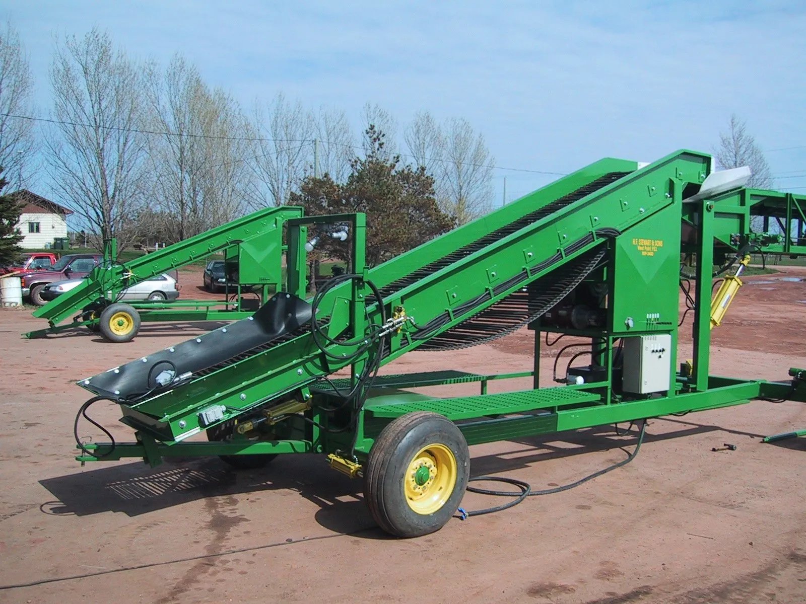 H.F Stewart 45 Telescopic Bin Piler for Potato Piling