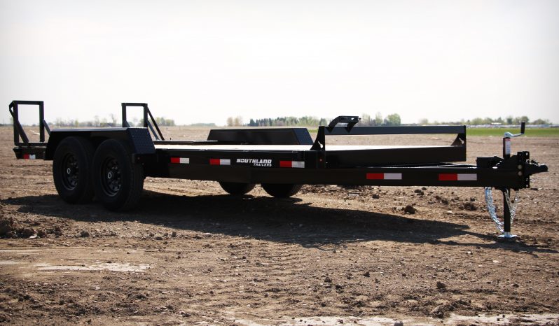 STC LB18T-14 18` Tandem Axle Equipment Trailer - Fold Up Ramps