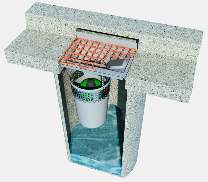 Valley Inlet Water Decontaminator Catch Basin Filter