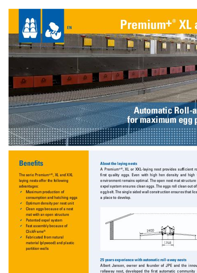VDL Jansen - Model Premium + - Laying Nest - Brochure