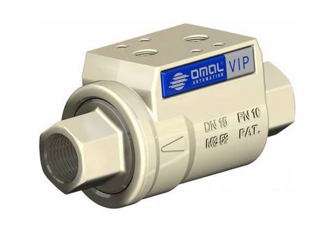 OMAL VIP Series Pneumatic Coaxial Valve