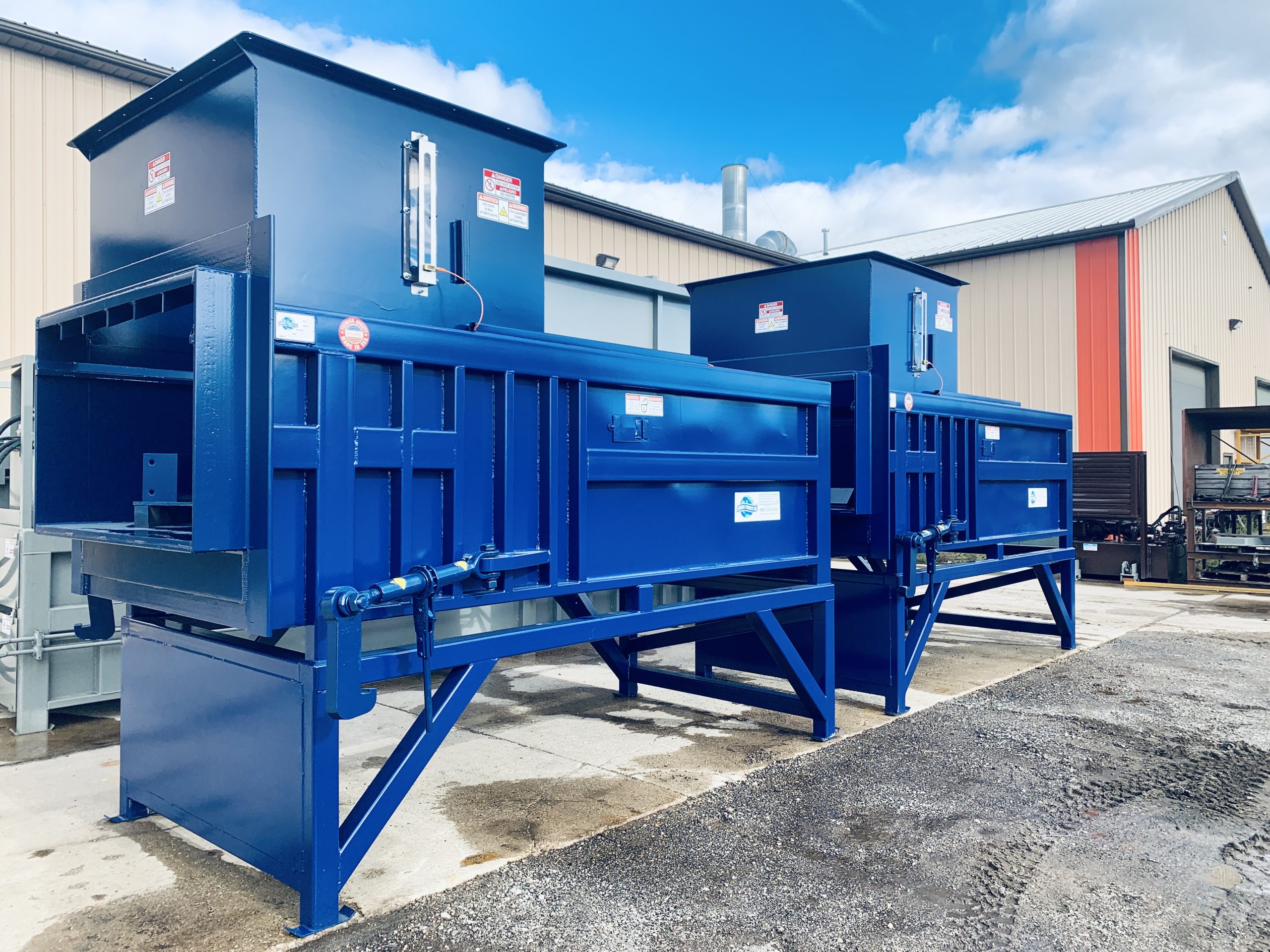 Sebright 6060XHD-2-6 and 6560XHD-2-6 3 Cubic Yard Capacity Industrial ...