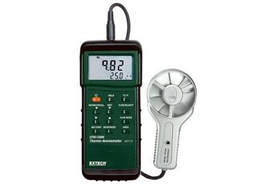Extech 407113 Heavy Duty CFM Metal Vane Anemometer