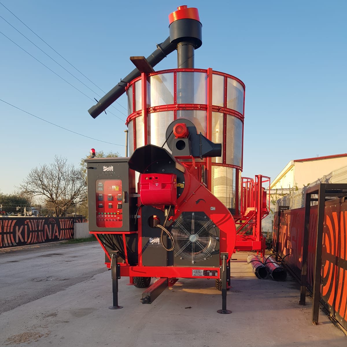 OZSU TKM10 m3 Mobile Grain Dryer