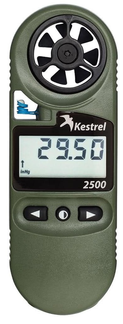 Kestrel 2500 Handheld Weather Meter Measures Wind and Temperature