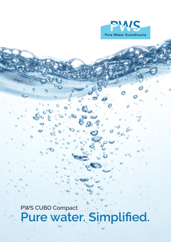 PWS - Model CUBO COMPACT - Reverse Osmosis (RO) System - Brochure