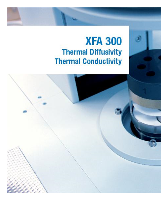 Model XFA 300/600 - Xenon Flash Apparatus Analyzer - Brochure