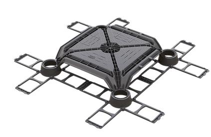 Geoplast Matrix Modular Formwork for Concrete Raised Floors with MEP ...