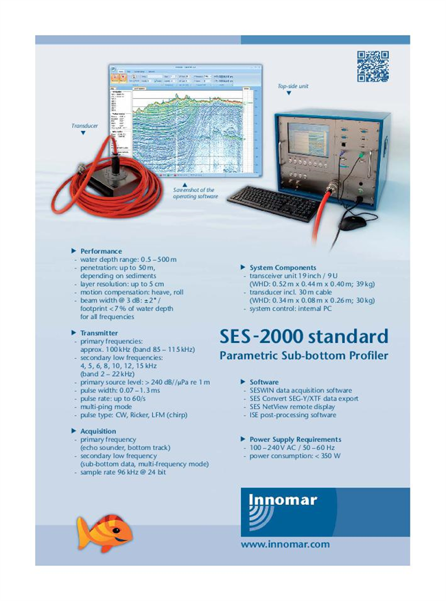 Innomar - Model 100 - Medium Sub-Bottom Profiler (SBP) - Brochure