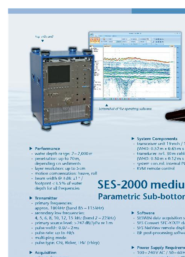 Innomar - Model Compact-USV - Sub-Bottom Profiler (SBP) - Brochure