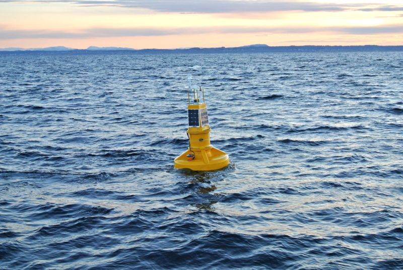 Aanderaa MOTUS Wave Buoy for Oceanographic and Water Quality Sensors