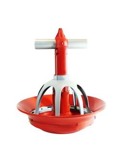 Tigsa Plus Poultry Plate Feeder for Reduced Feed Waste