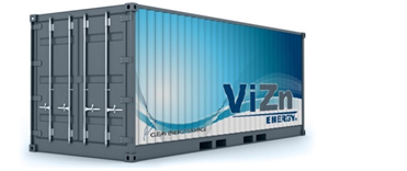 ViZn Energy Z20 Zinc/Iron Flow Battery for Safe Energy Storage
