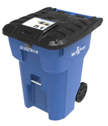 Rehrig 95 Gallon Bear Resistant Roll-Out Waste Collection Cart