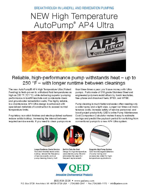 AutoPump - Model AP4.5 Ultra - High Temperature Remediation Pump - Data ...
