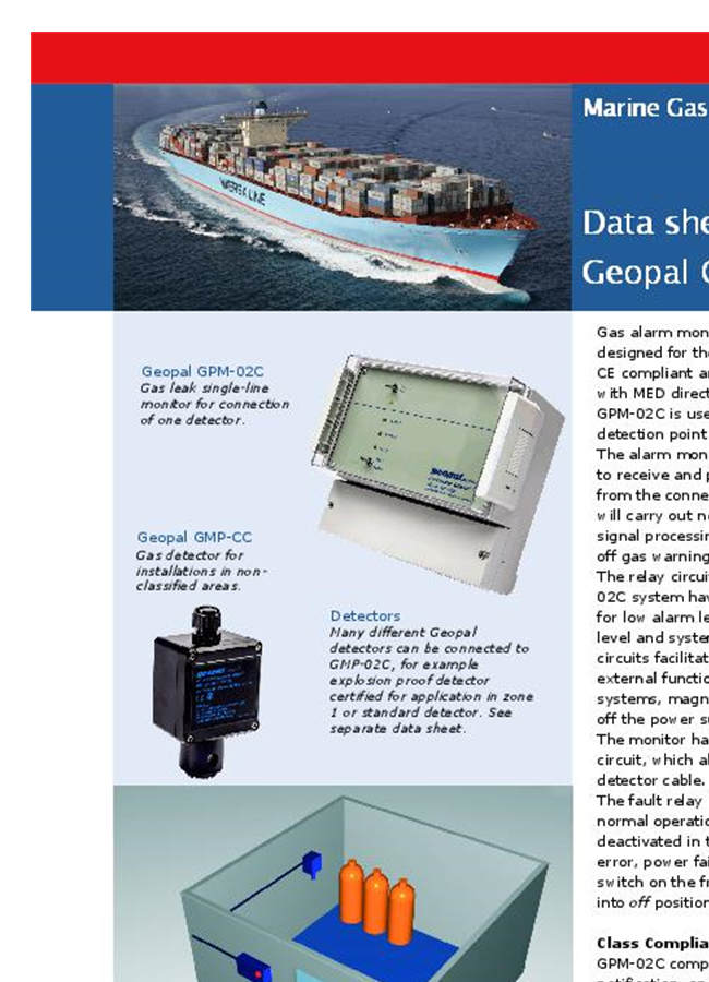 Geopal - Model GJ-C - Gas Detector - Brochure