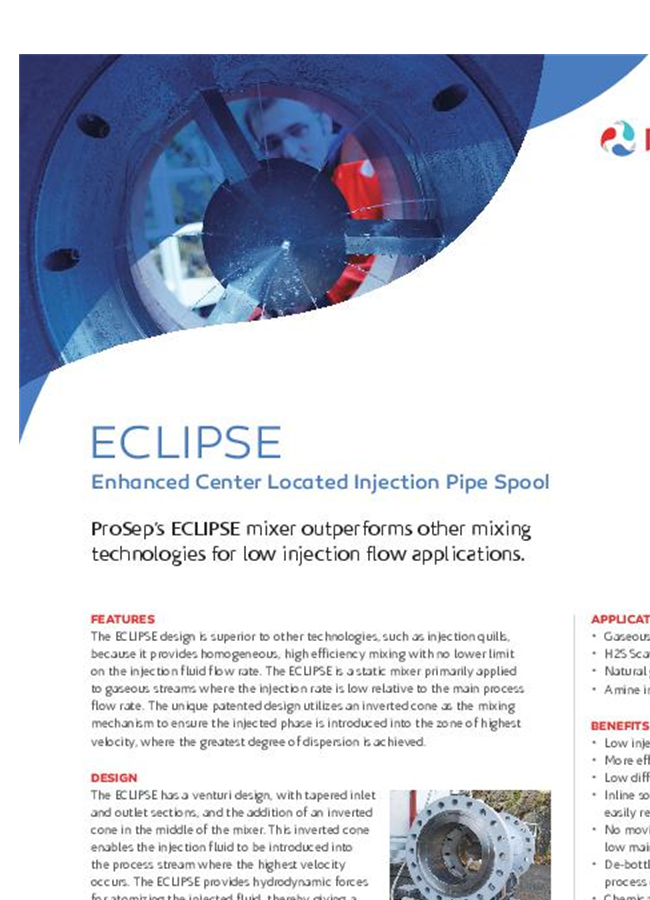 ProSep - Model ECLIPSE - Pipe Spool Enhanced Center Located Injector ...