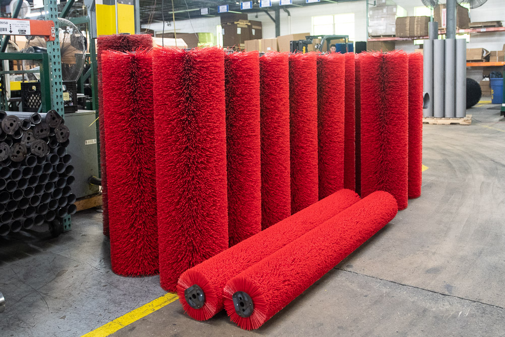Keystone Tube Broom for Debris Collection