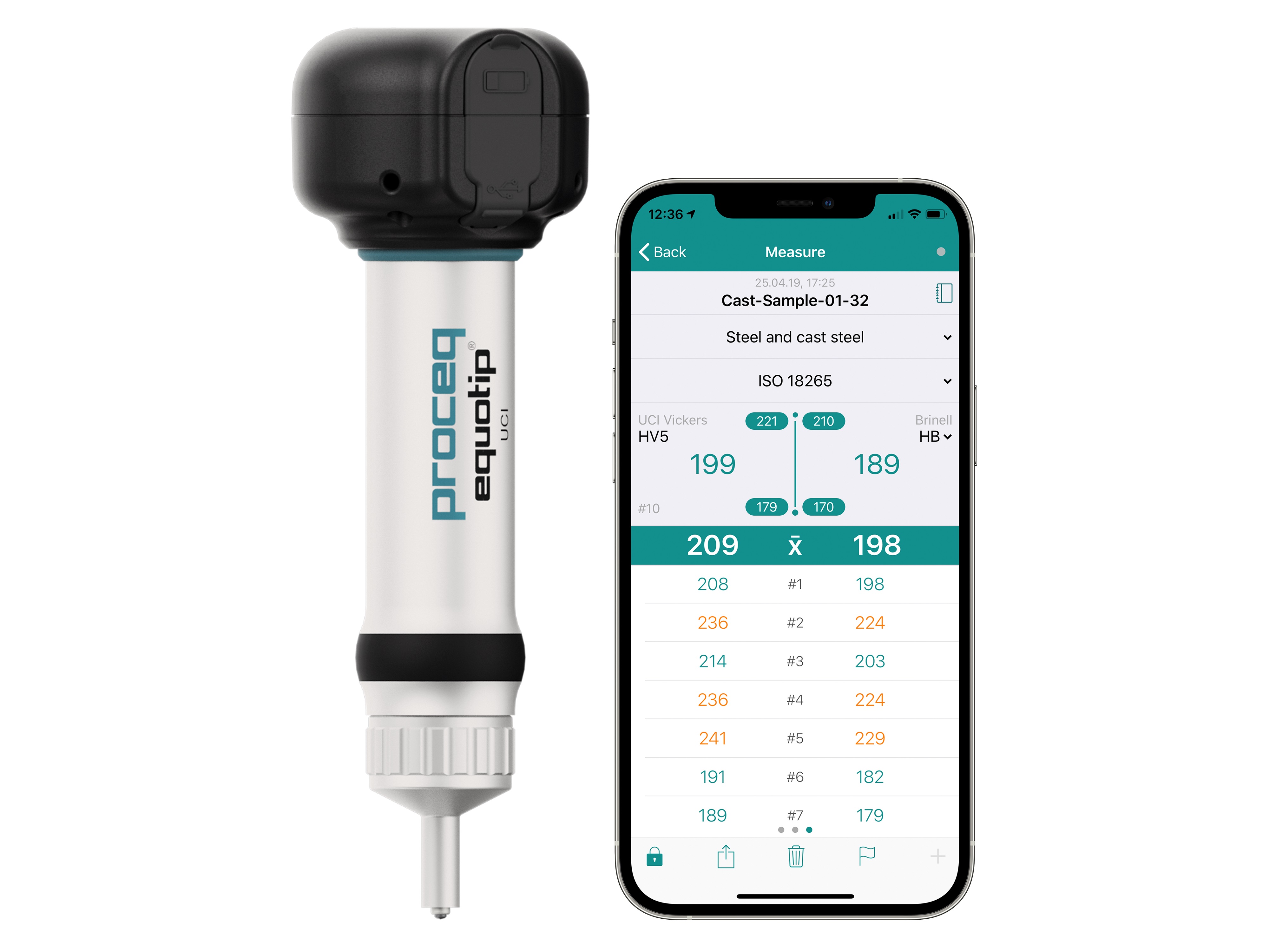 Equotip Live UCI Wireless Portable Ultrasonic Contact Impedance (UCI ...