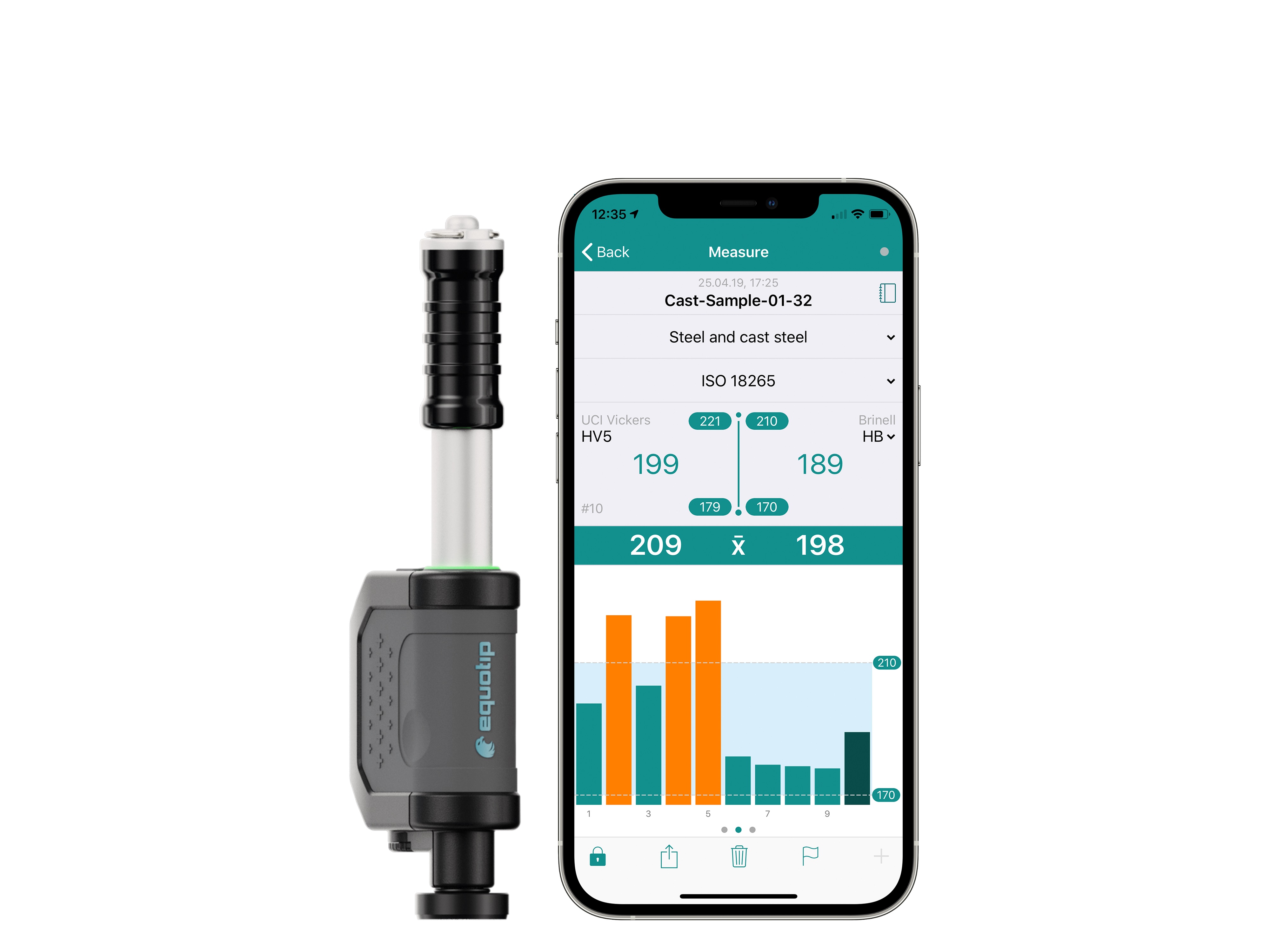 Equotip Live Leeb D Portable Hardness Inspection Tester
