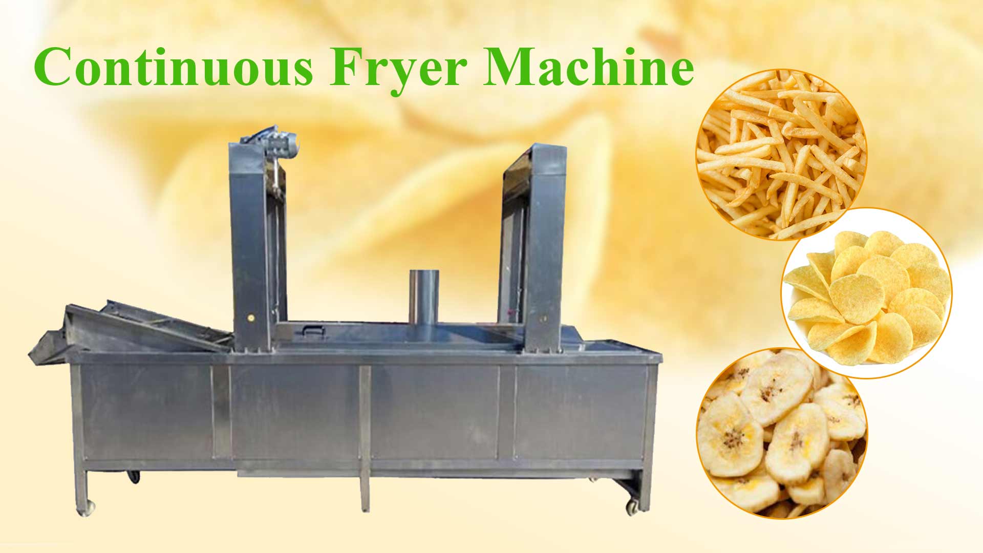 taizy continuous frying machine