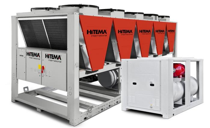 Hitema TFVF Series Free-Cooling Liquid Chillers with EC Axial Fans